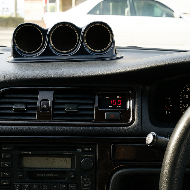 URAS 3-Gauge Meter Panel for JZX100 – BOOSTAR-69